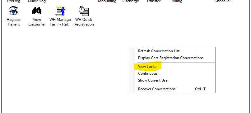 Cerner Patient Locks- How To Release Locks – Mount Desert Island Hospital
